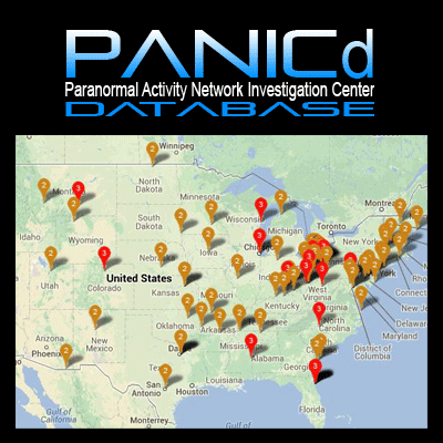 Browse By Map : PANICd | Paranormal Database